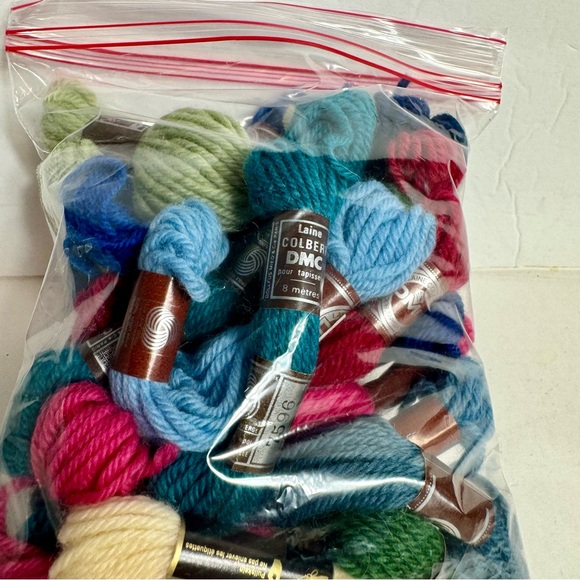 Dmc | Office | Multiple Small Skeins Of Wool Yarn Dmc Tapestry Wool ...